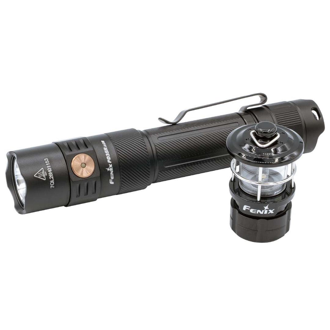 Fenix PD35R ACE Flashlight – Rechargeable LED + CL01 Mini Lantern ...